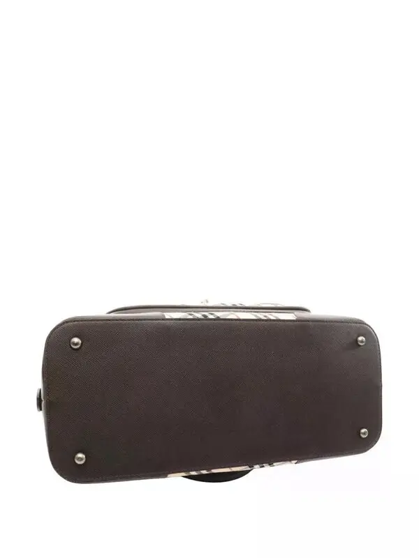 Burberry Nova Check Canvas Handbag
