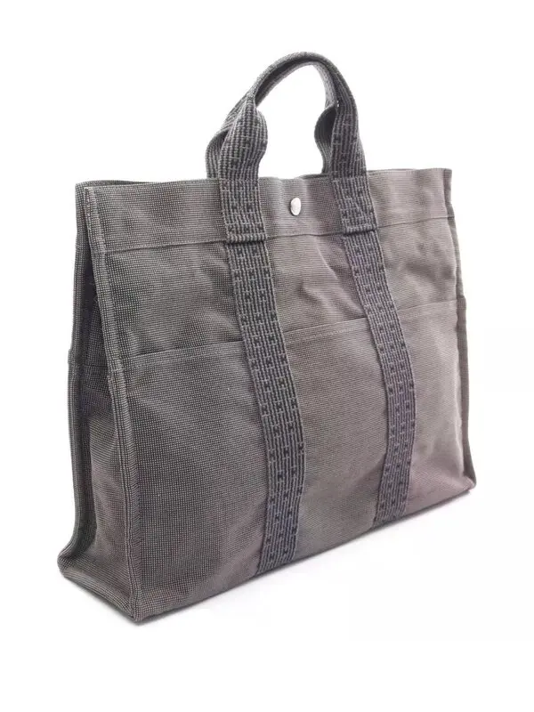 Hermès Herline Mm Canvas Tote Bag