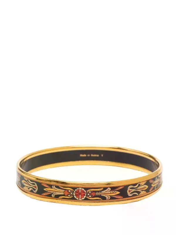 Hermès 20th Century Enamel Bangle Bracelet