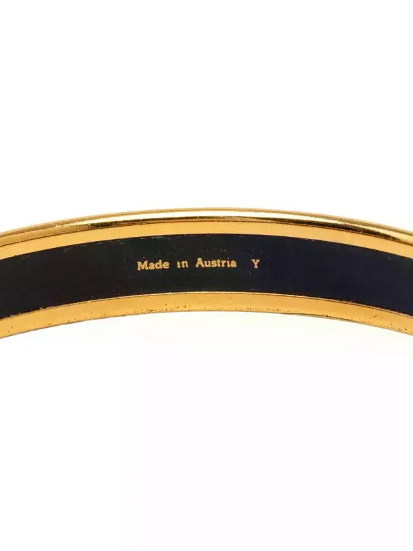 Hermès 20th Century Enamel Bangle Bracelet
