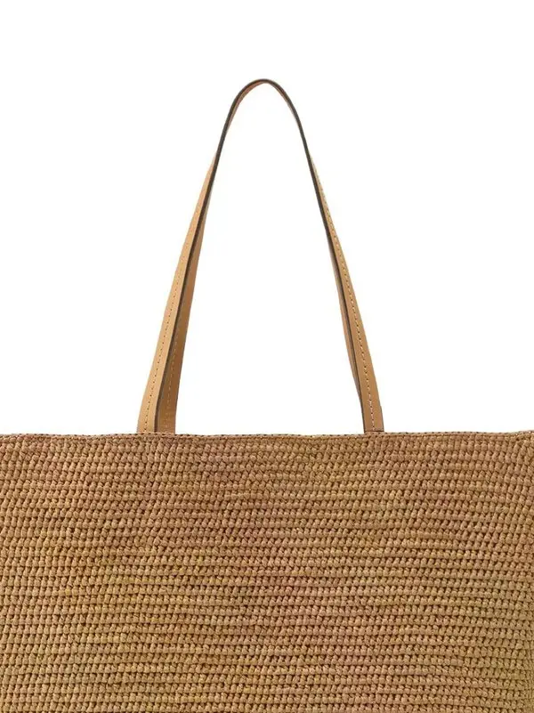Helen Kaminski Woven Raffia Tote Bag - Neutrals