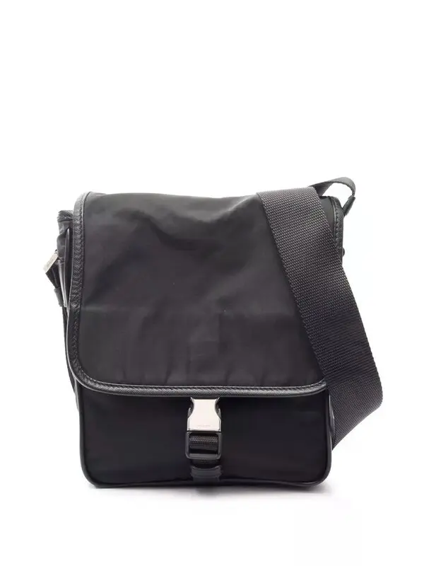 Prada Vela Crossbody Bag - Black