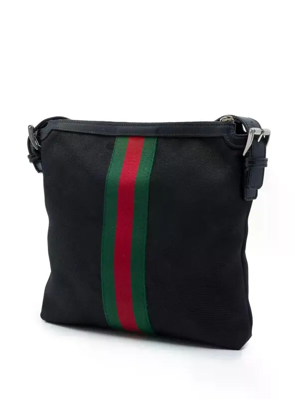 Gucci Gg Techno Canvas Web Messenger Crossbody Bag