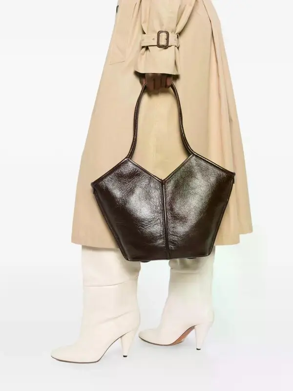 Hereu Calella Leather Tote Bag - Brown