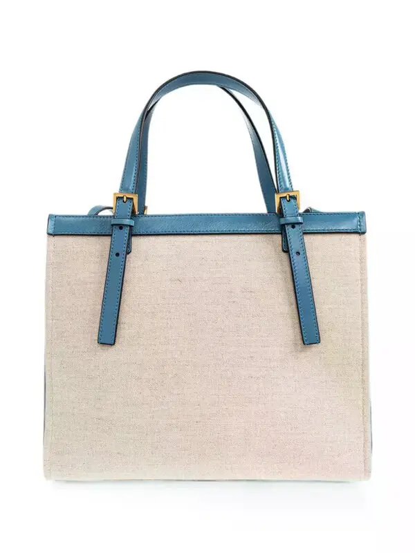 Versace Large Riviera Tote Bag - Neutrals