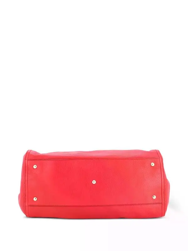 Gucci Soho Leather Large Shoulder Bag - Red
