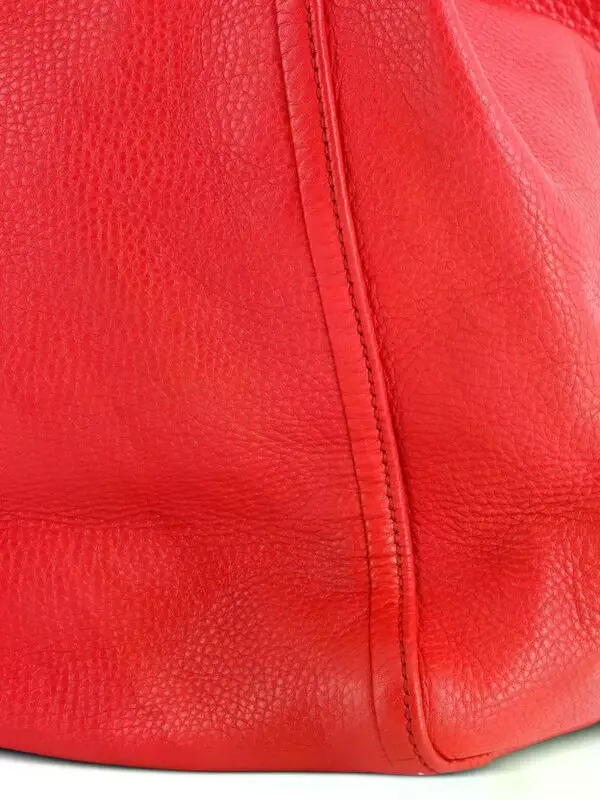 Gucci Soho Leather Large Shoulder Bag - Red
