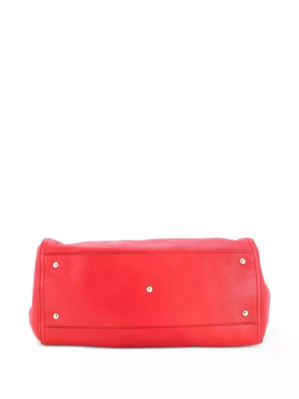 Gucci Soho Leather Large Shoulder Bag - Red