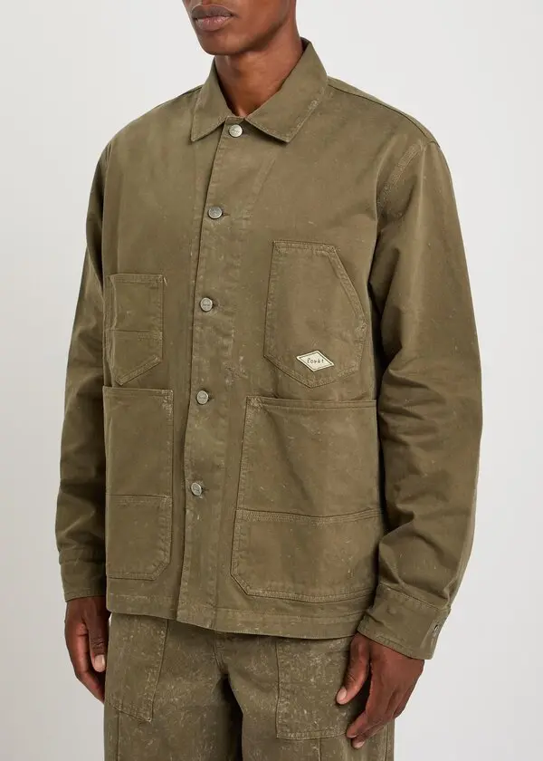 FORET Hunter Cotton Jacket With Embroidered Detail