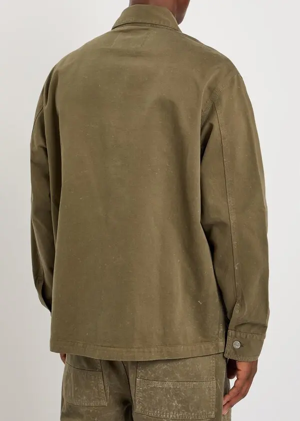 FORET Hunter Cotton Jacket With Embroidered Detail