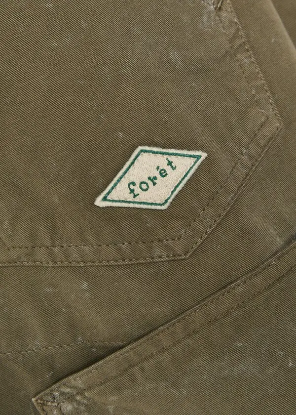 FORET Hunter Cotton Jacket With Embroidered Detail