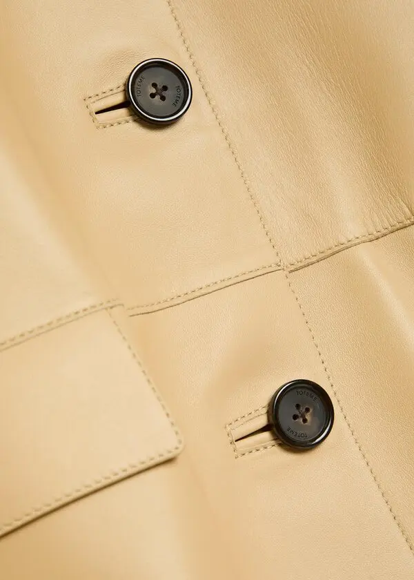 TOTEME Bonded Leather Jacket