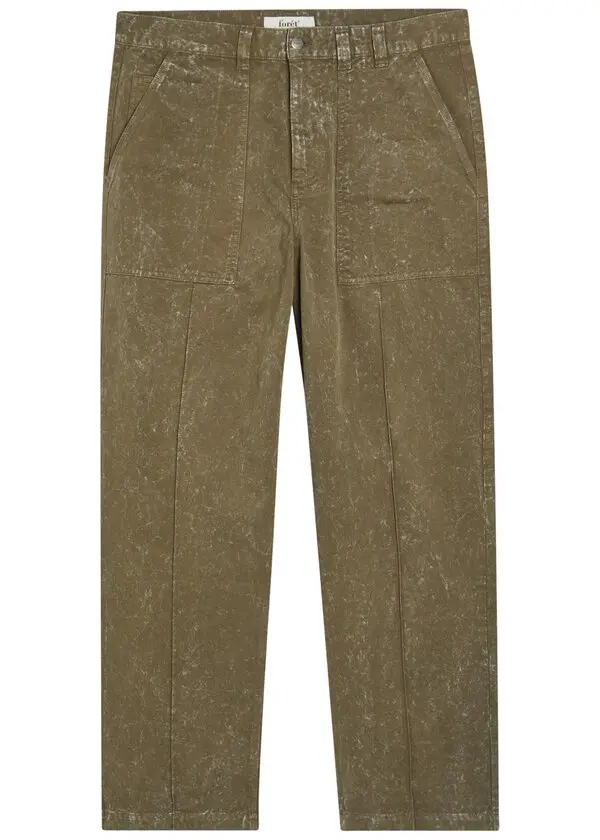 FORET Searcher Straight-leg Cotton Trousers