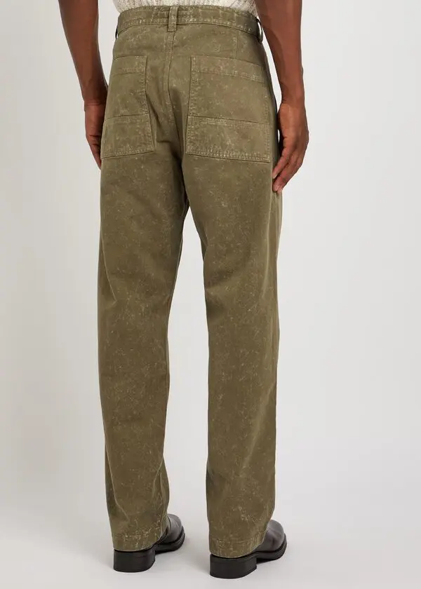 FORET Searcher Straight-leg Cotton Trousers