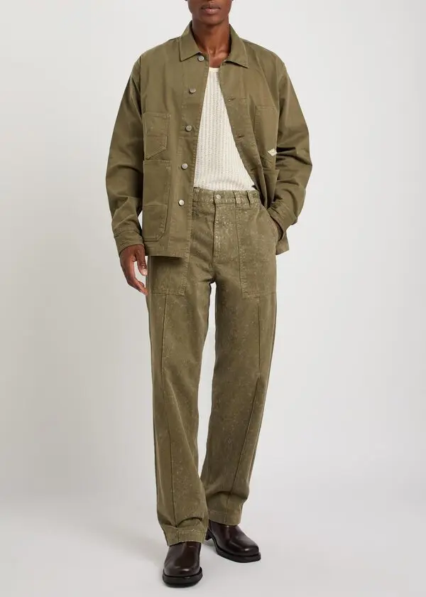 FORET Searcher Straight-leg Cotton Trousers