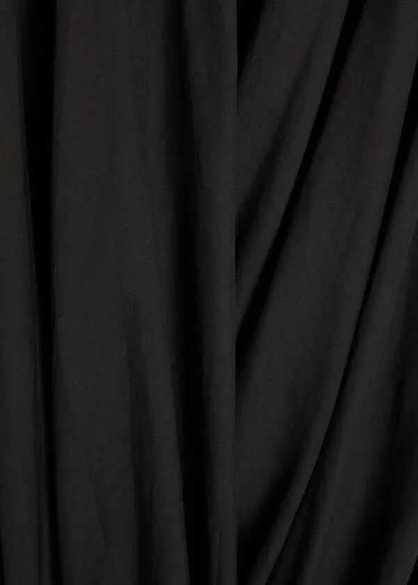 TOTEME Draped Midi Skirt - Black