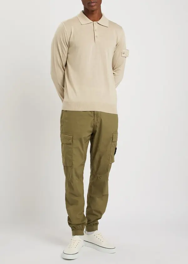 Stone Island Ghost Wool Polo Top