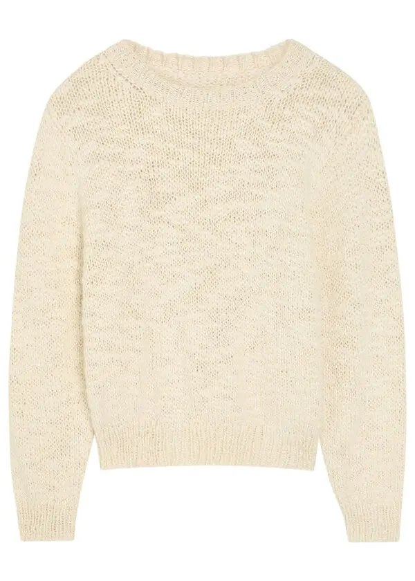 Suzie Kondi Kismet Slubbed Cashmere Jumper - Ecru