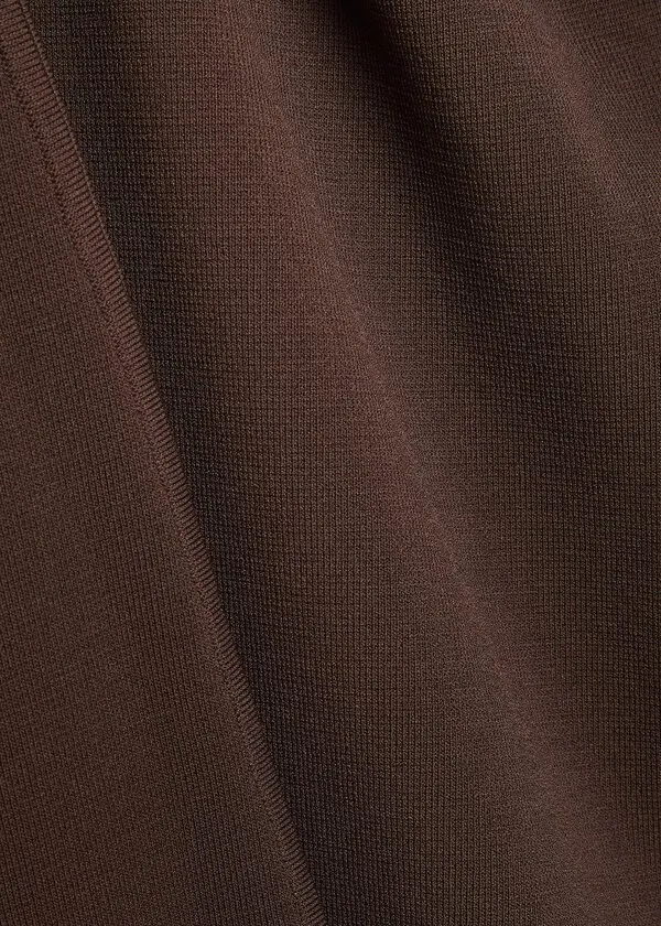 TOTEME Compact Knit Tank Top - Brown