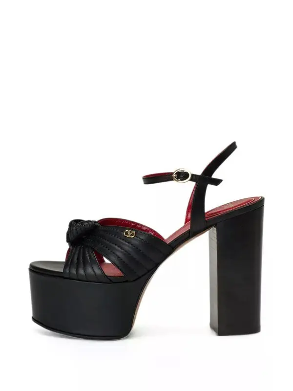 Valentino Garavani Panthea Platform Sandals - Black