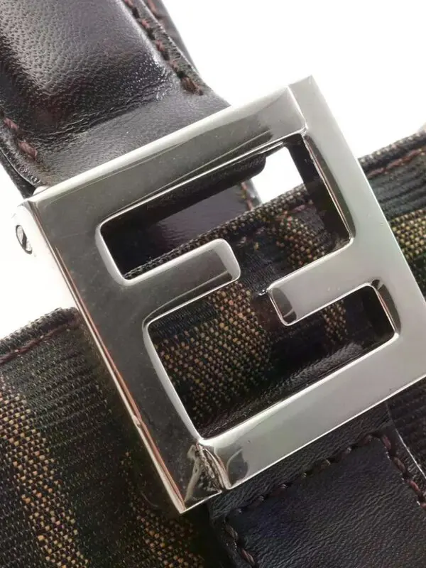Fendi 2000-2010 Zucca Canvas Tote Bag - Brown