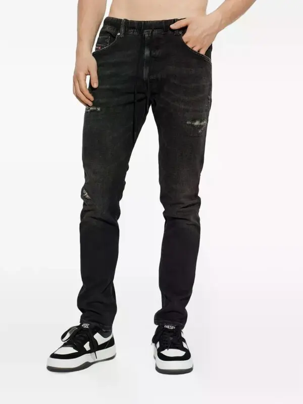 DIESEL® E-krooley Jogg Distressed-effect Jeans