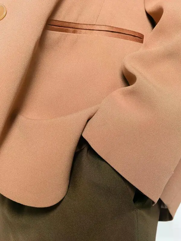 FORTE_FORTE Single-breasted Peak-lapel Blazer