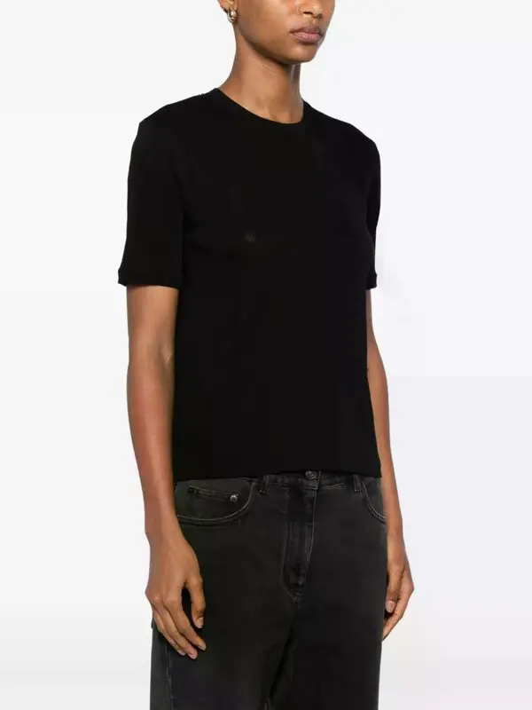 THE ROW Ribbed Knit T-shirt