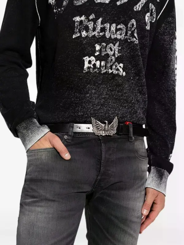DIESEL® B-phoenix Leather Belt