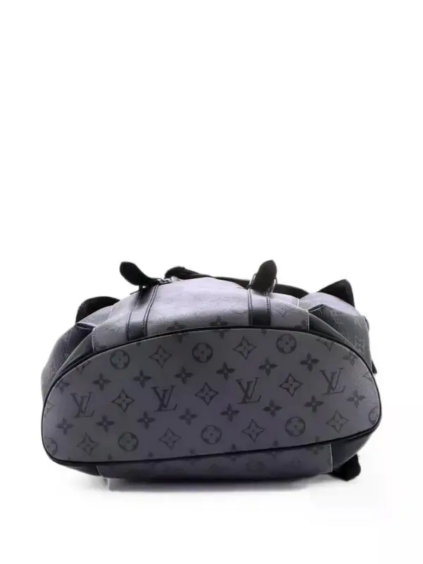 LOUIS VUITTON Christopher Reverse Monogram Eclipse Canvas Mm Backpack