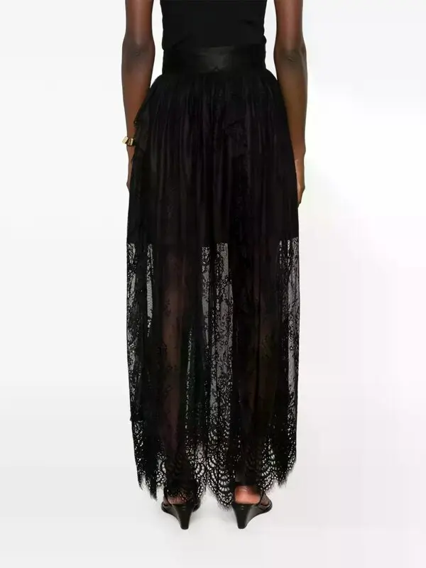 MARC ELLIS Lace Ruffled Skirt