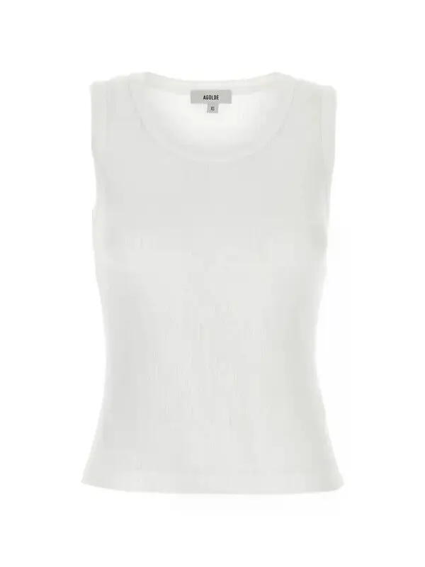 AGOLDE Poppy Fine-ribbed Tank Top