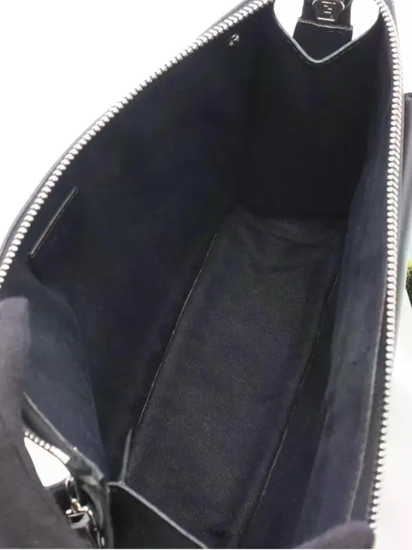 Fendi Leather Shoulder Bag With Embellishments