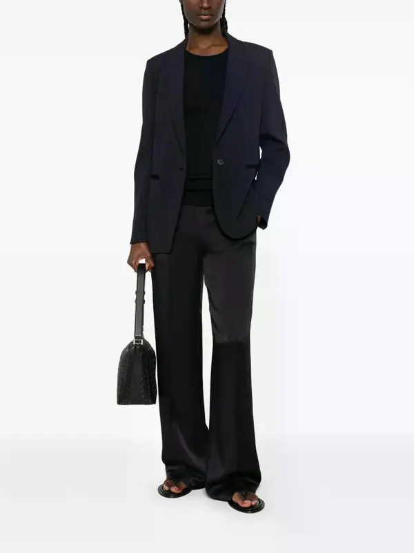 FORTE_FORTE Single-breasted Blazer With Notch Lapel