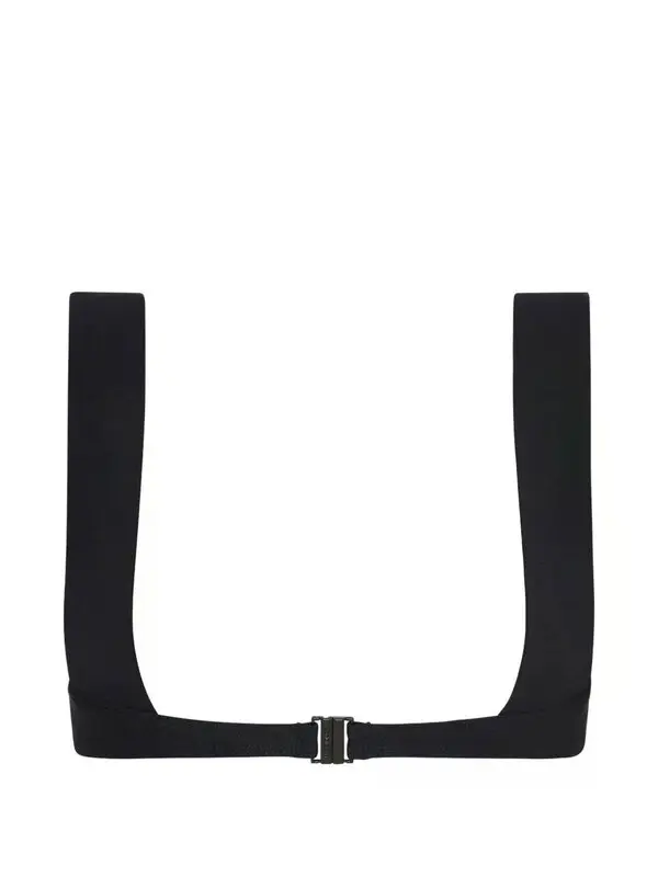 Bondi Born Elle Square-neck Bikini Top - Black