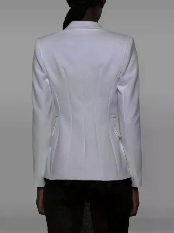 Elisabetta Franchi Notched Lapel Single-breasted Blazer