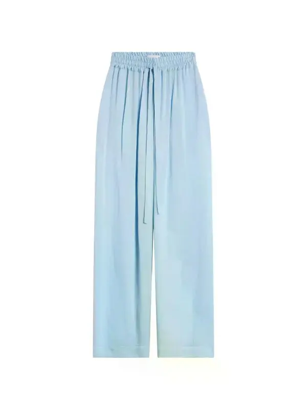 Bondi Born Ardea Hammered Satin Trousers - Blue