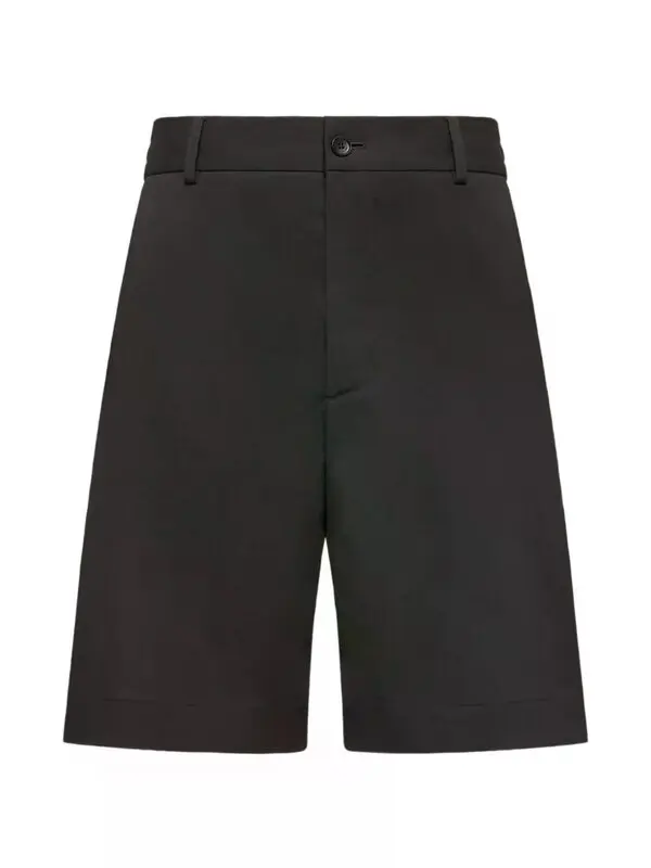 Moncler Belt-loop Button-fastening Shorts - Black