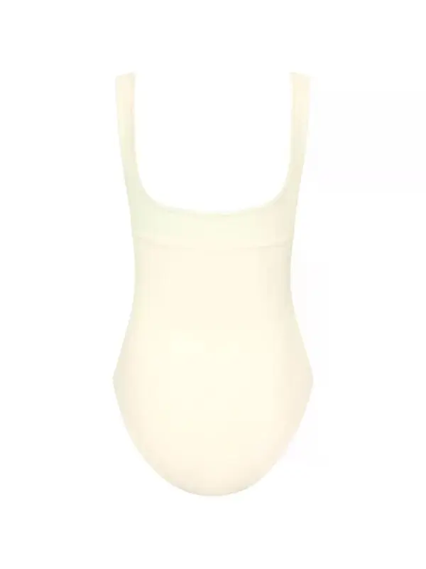Bondi Born Square-neck Sleeveless One Piece Swimsuit - Neutrals