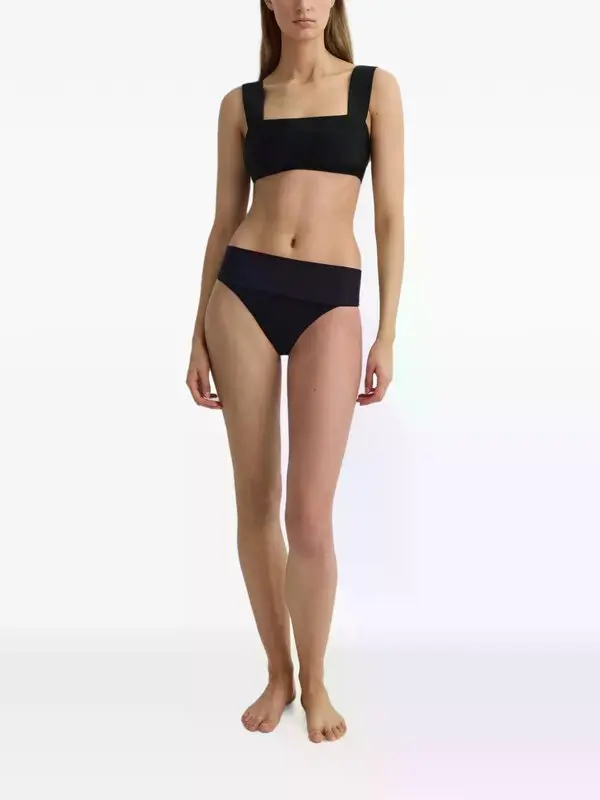 Bondi Born High-waisted Bikini Bottoms - Black