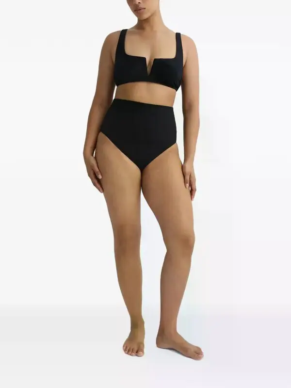 Bondi Born High-waisted Bikini Bottoms - Black