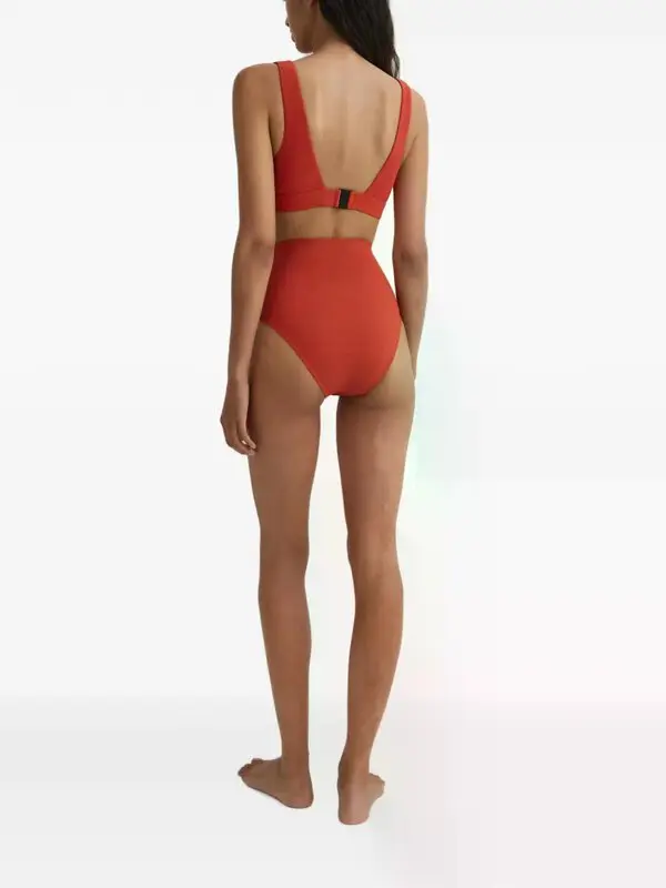 Bondi Born High-waisted Bikini Bottoms - Red