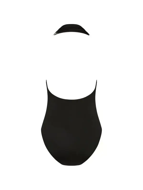 Bondi Born Halterneck Plunge Swimsuit - Black