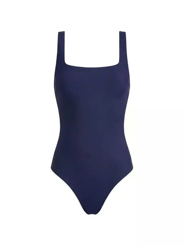 Bondi Born Margot Square-neck Swimsuit - Blue