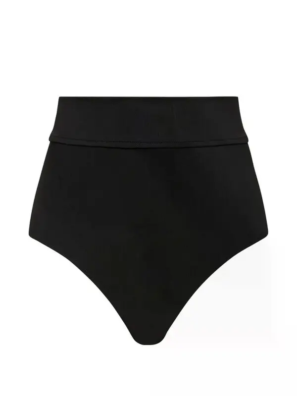 Bondi Born Joan High-waisted Bikini Bottoms - Black