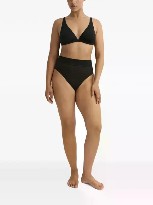 Bondi Born Joan High-waisted Bikini Bottoms - Black