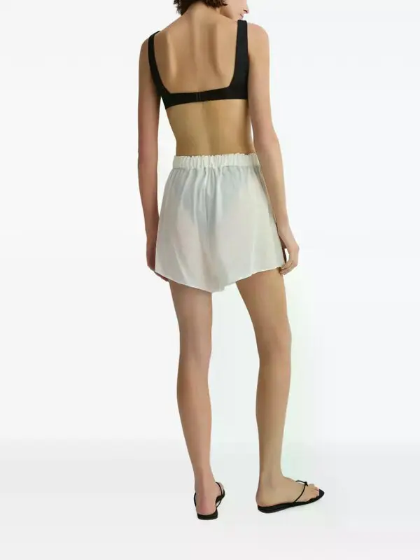 Bondi Born Cremona Sheer-voile Shorts - White