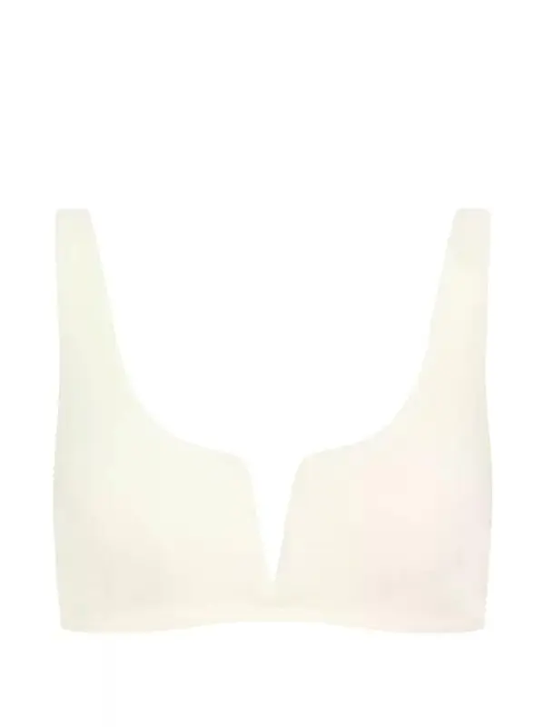 Bondi Born Verona Scoop-neck Bikini Top - Neutrals