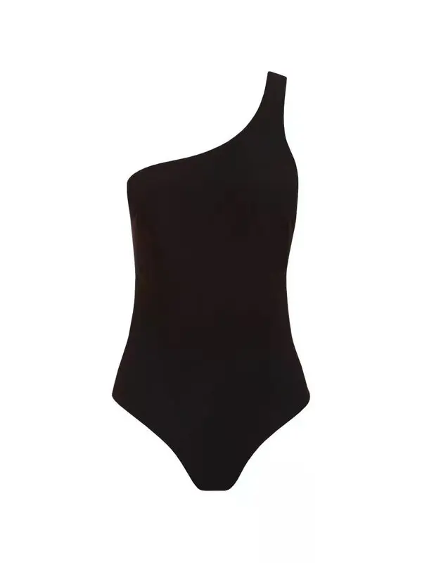 Bondi Born Colette One-shoulder Swimsuit - Black