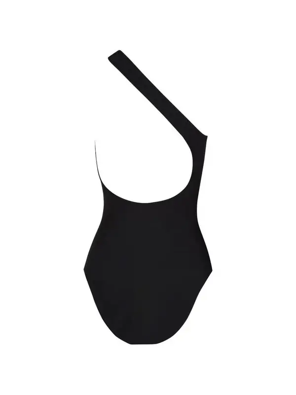 Bondi Born Colette One-shoulder Swimsuit - Black